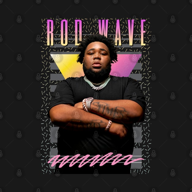 Rod Wave Retro Aesthetic Fan Art - Rod Wave - T-Shirt | TeePublic