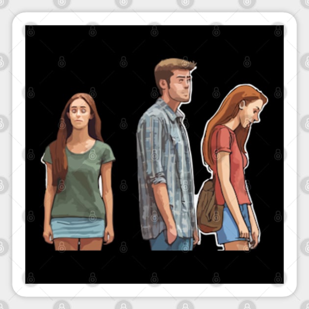Distracted BoyFriend Meme - Distracted Boyfriend Meme - Sticker | TeePublic