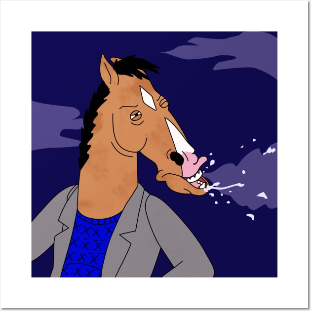 horse sneezing - Bojack Horseman - Posters and Art Prints | TeePublic