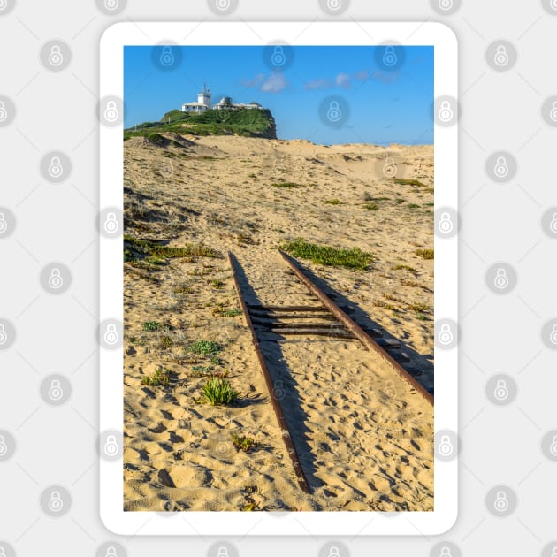 Railway to Nobbys Head - Railway Lighthouse - Sticker | TeePublic