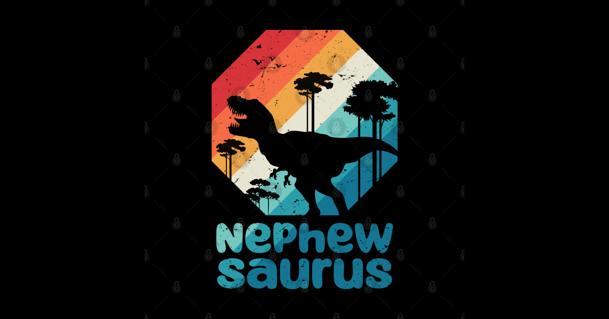 Nephewsaurus T Rex Dinosaur Family Matching Nephew Saurus ...