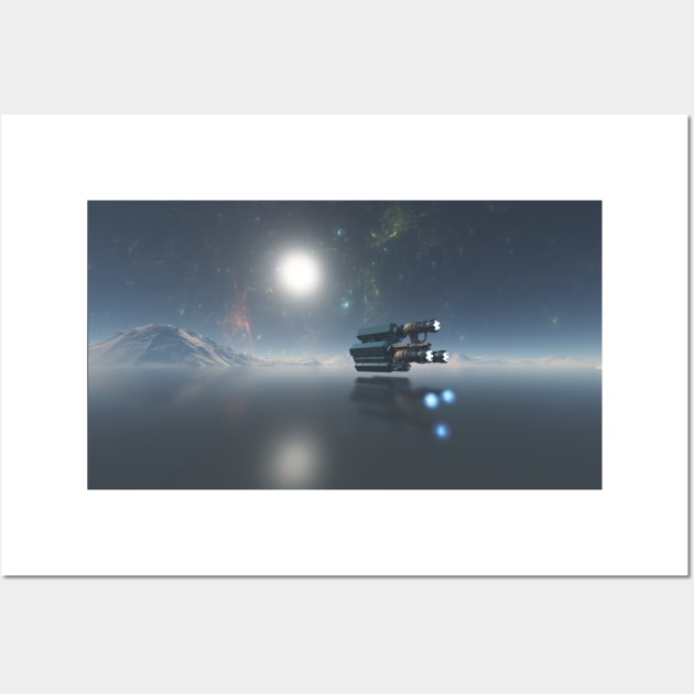 The Alien Planet - Spaceship - Posters and Art Prints | TeePublic