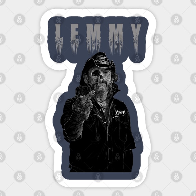 Lemmy Kilmister - Forever - Lemmy - Sticker | TeePublic