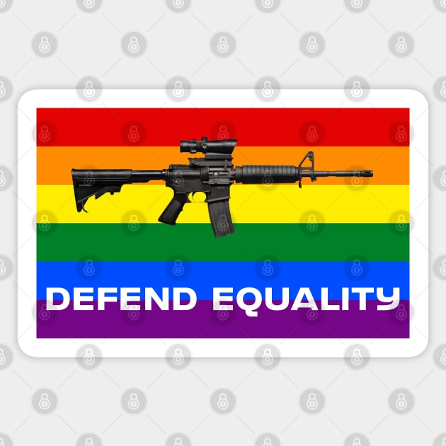 Defend Equality (Pride Flag)| First Amendment| Cool and Cute Stickers ...