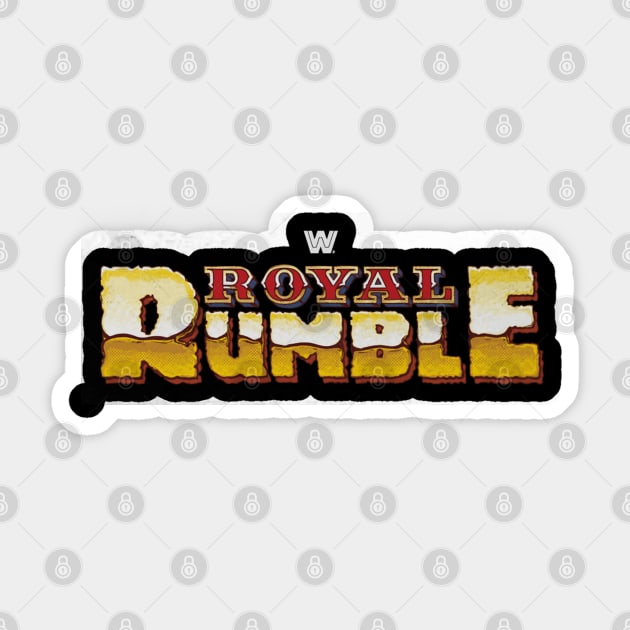 Royal Rumble Logo - Royal Rumble - Sticker | TeePublic