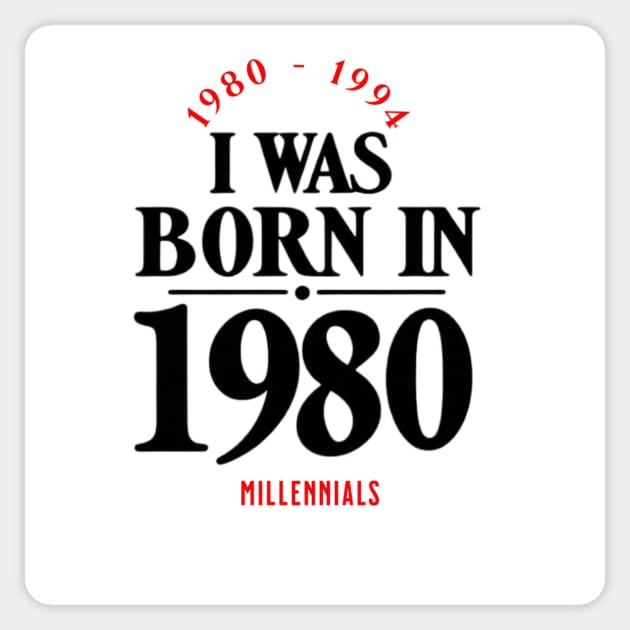 Millennials in black - Millennials - Sticker | TeePublic