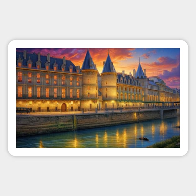 La Seine, Paris - The Seine River - Sticker | TeePublic