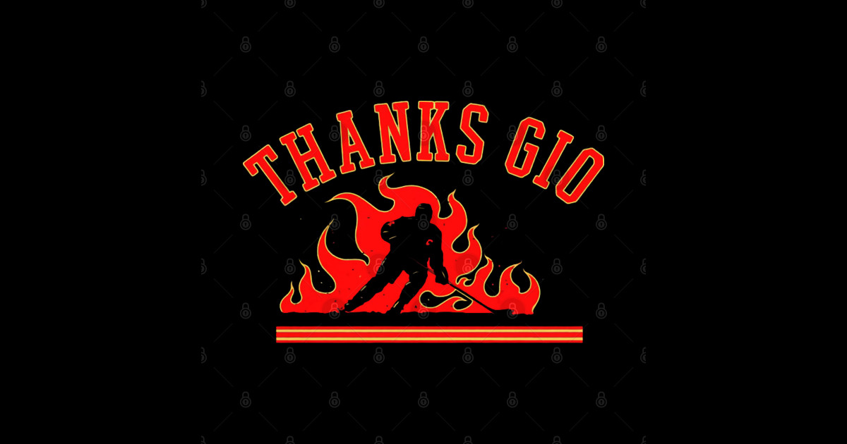 Mark Giordano Thanks Gio - Mark Giordano - Sticker | TeePublic