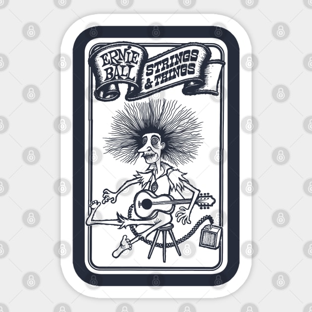 Ernie Ball Strings - Ernie Ball Strings - Sticker | TeePublic