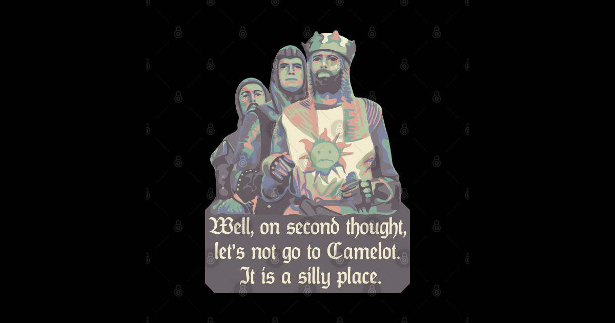 Knights of the Round table - Monty Python And The Holy Grail - Sticker ...