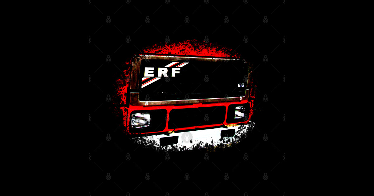 ERF E Series classic 1980s British heavy lorry elements - Erf - Sticker ...