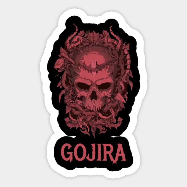 gojira art - Gojira - Sticker | TeePublic