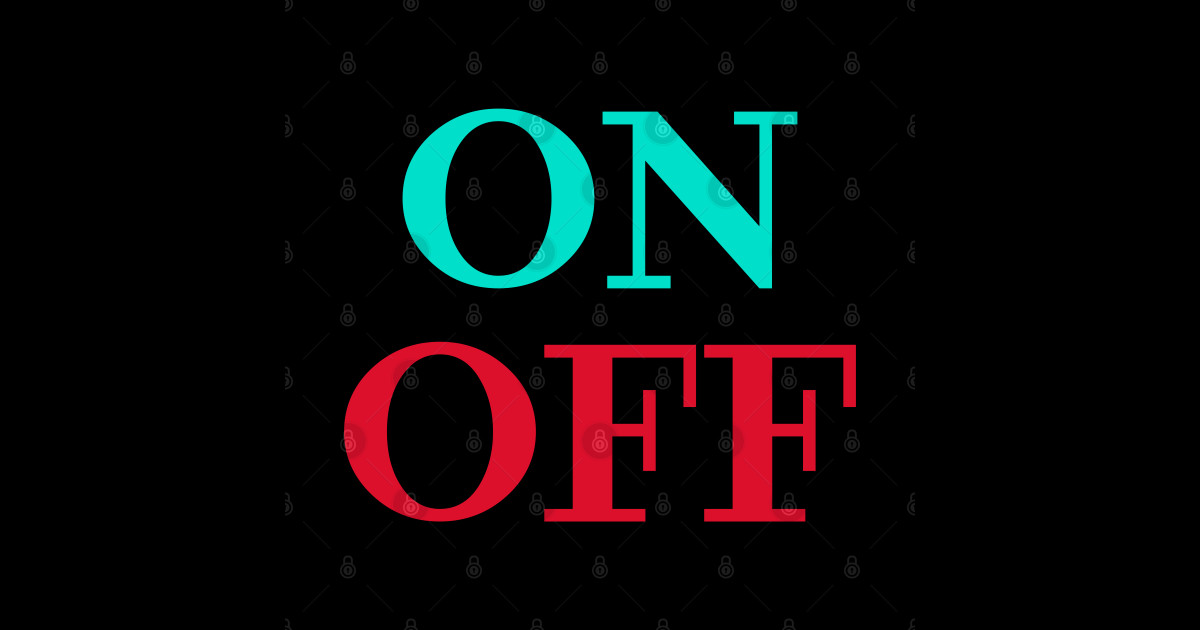 On off - On Off - Sticker | TeePublic