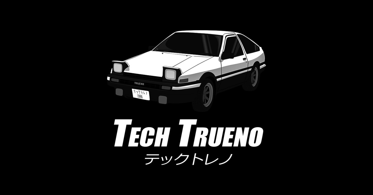 Tech Trueno - Toyota Ae86 - Sticker | TeePublic