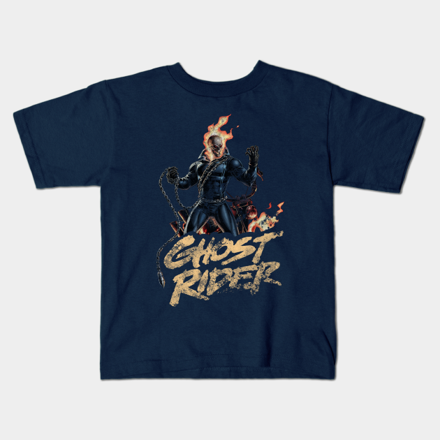 ghost rider new - Ghost Rider - Kids T-Shirt | TeePublic