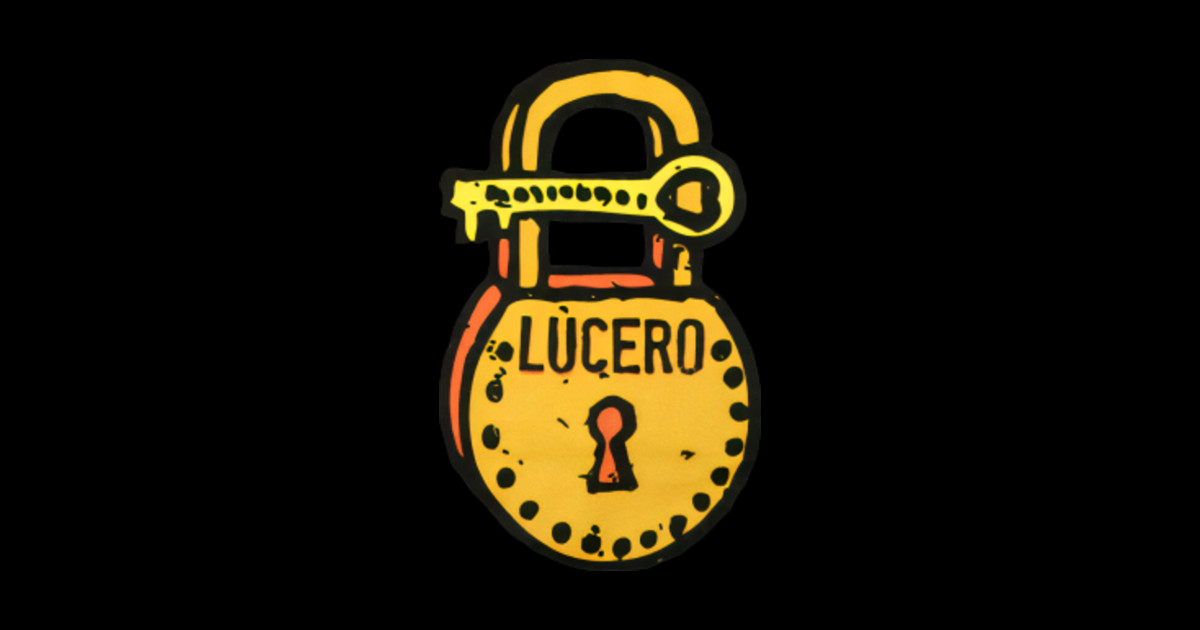 Lock Logo Lucero Band - Lucero Band - Sticker | TeePublic