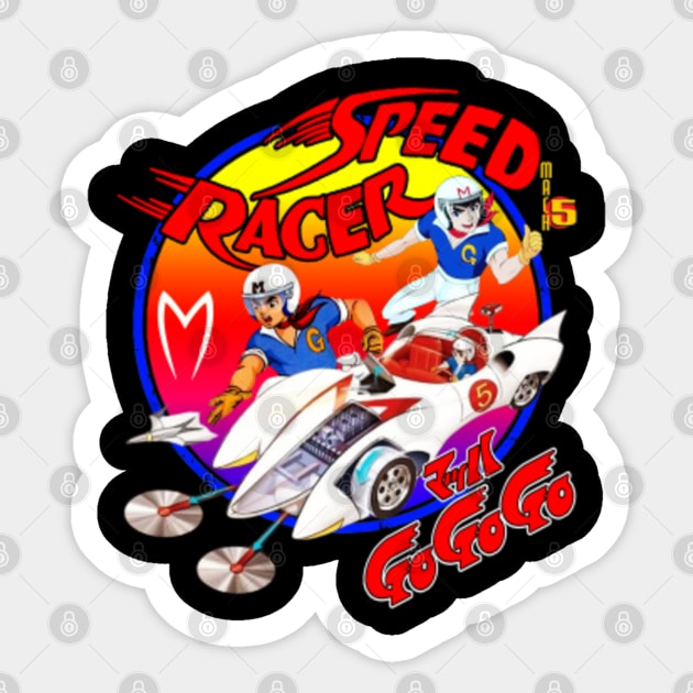 Go!!!.... SPEED RACER - MACH 5 - Speed Racer - Sticker | TeePublic