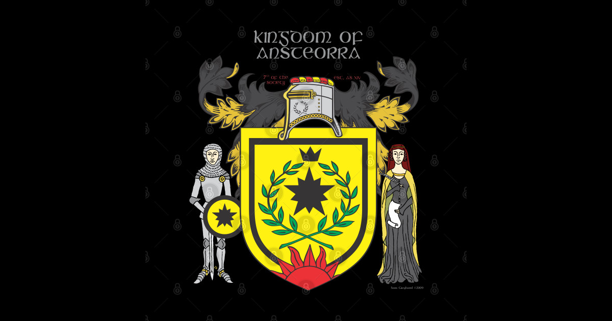 Kingdom of Ansteorra - Sca - Sticker | TeePublic