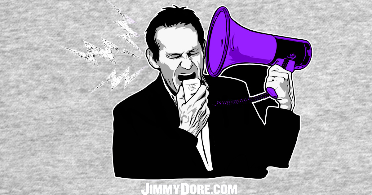 Jimmy Dore Bullhorn Logo - Logo - Baseball T-Shirt | TeePublic
