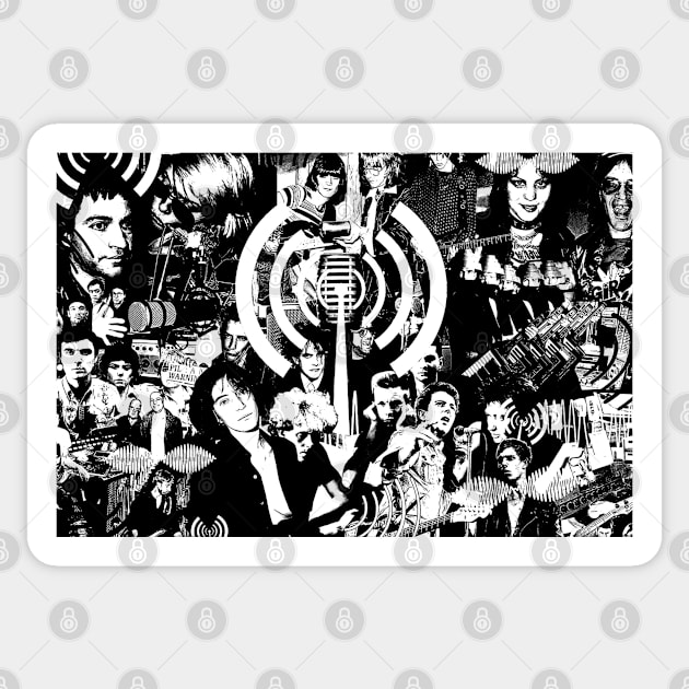 The Evolution of Punk - Retro - Sticker | TeePublic