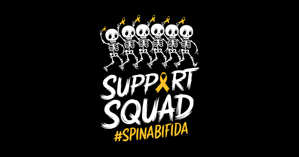 Spina Bifida Awareness Skeleton Support Squad - Spina Bifida Awareness ...