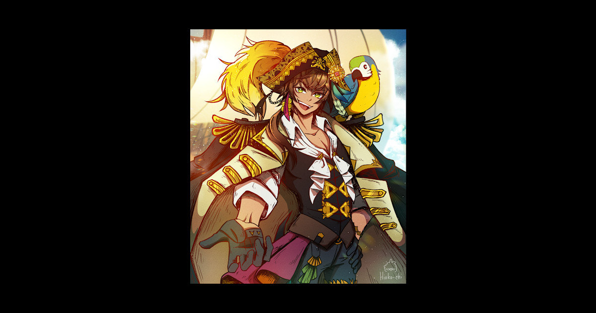 Gale Galleon [Print] - Vtuber - Posters and Art Prints | TeePublic