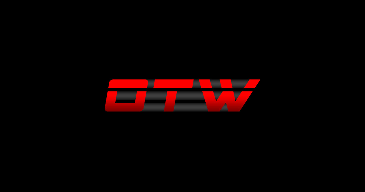 OTW Logo (Red on Black) - Otw - Sticker | TeePublic