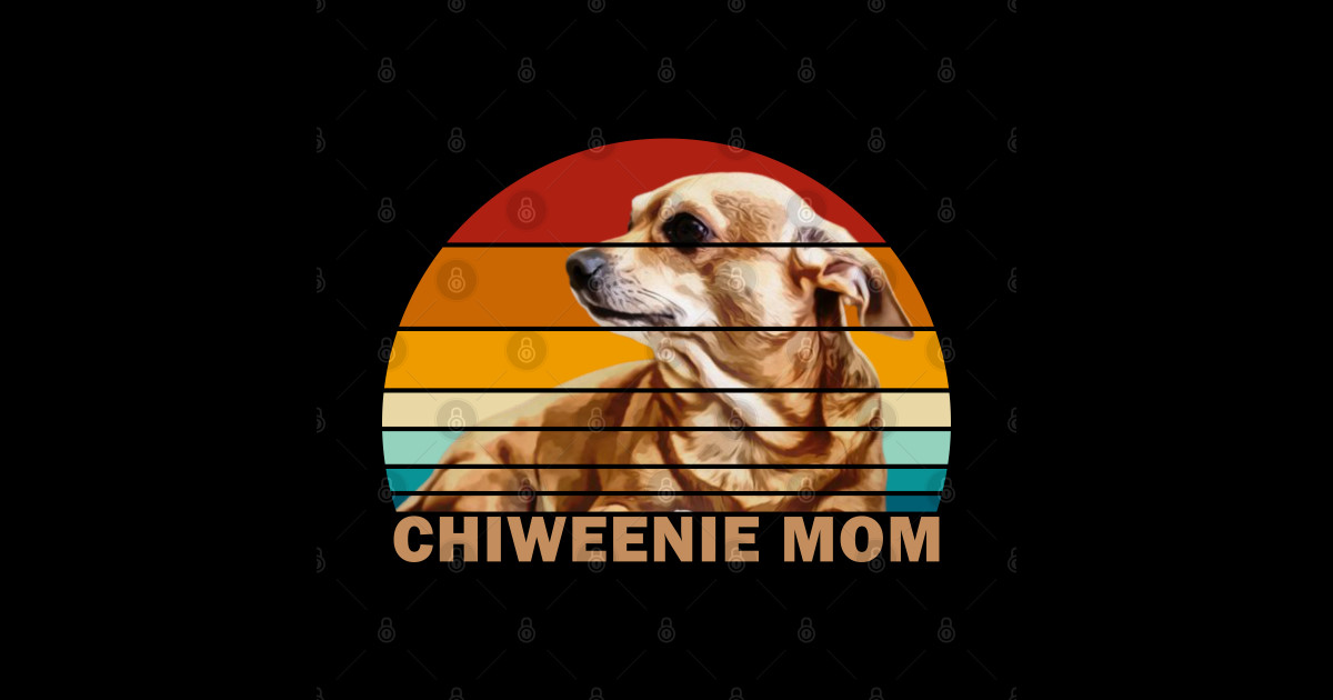 Chiweenie Mom - Chiweenie - Sticker | TeePublic