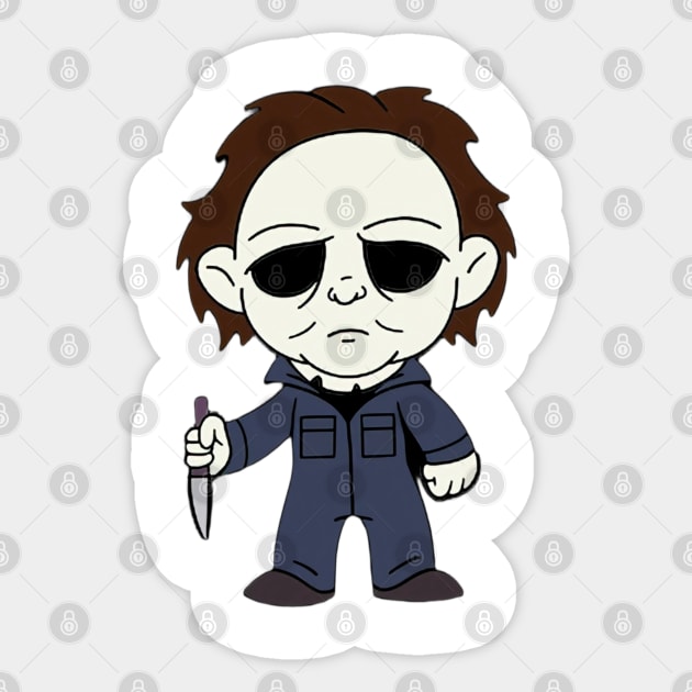 Mini Michael Myers - Michael Myers - Sticker | TeePublic