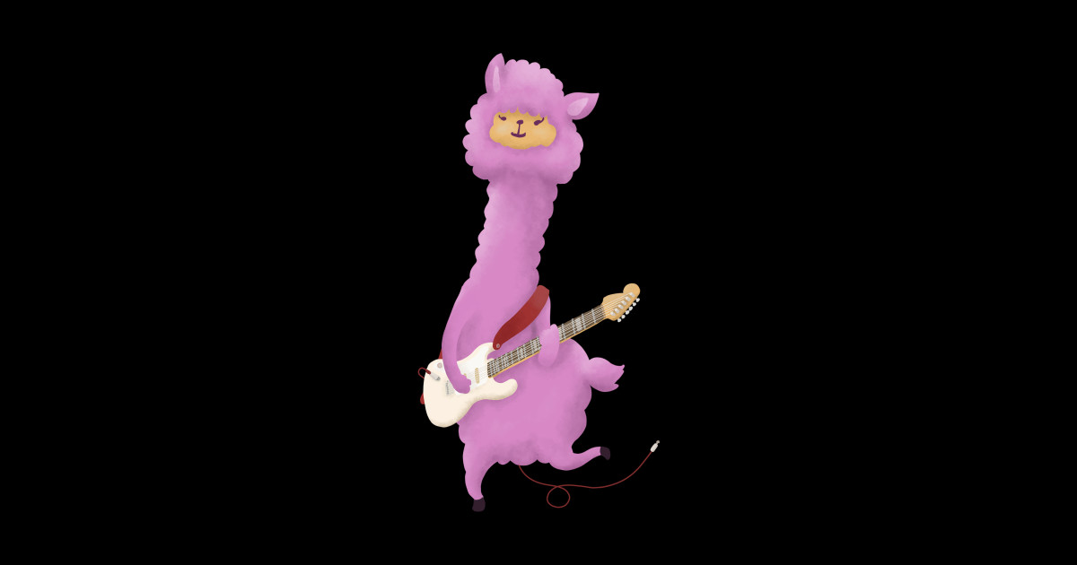 Alpaca Rock - Alpaca - Sticker | TeePublic