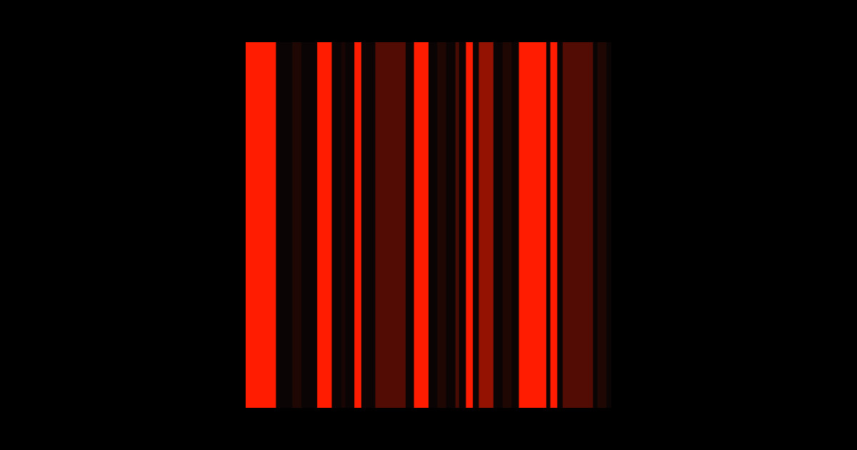 red and black abstract linear pop art design - Linear - Sticker | TeePublic