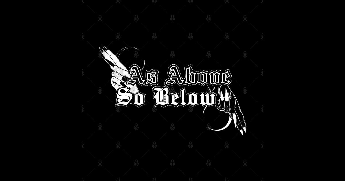 As Above so Below - As Above So Below - Sticker | TeePublic