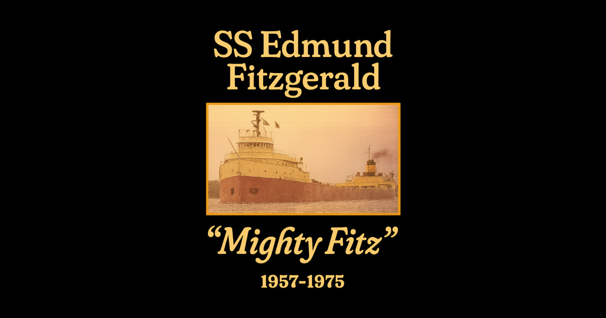 Edmund Fitzgerald Mighty Fitz - Edmund Fitzgerald Mighty Fitz - Sticker ...