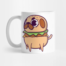 Pug Burger - Tshirt - T-Shirt | TeePublic