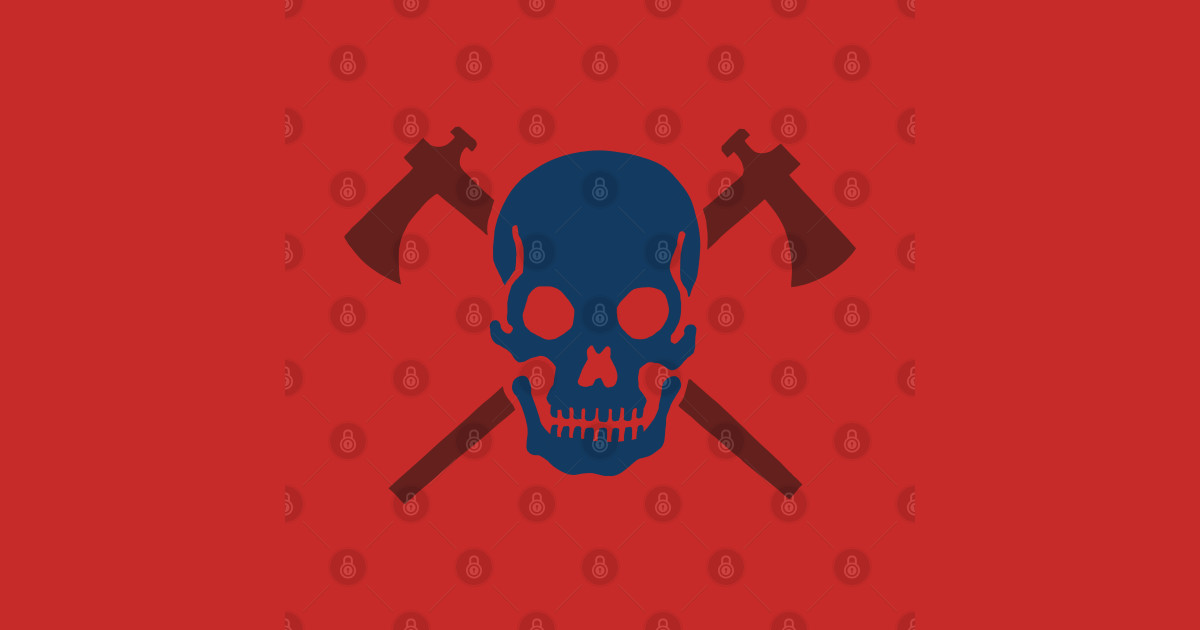 Skull Tomahawk - Skull - T-Shirt | TeePublic