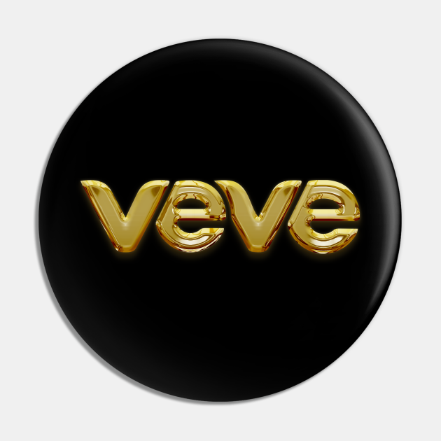 Gold VeVe Logo - VeVe App - VeVe NFT - Veve - Pin | TeePublic