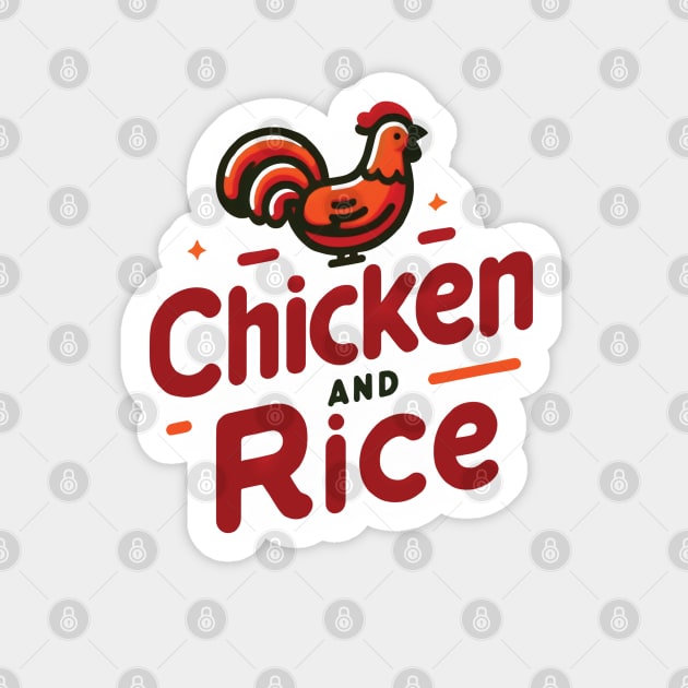 Chicken and Rice - Gym - Sticker | TeePublic