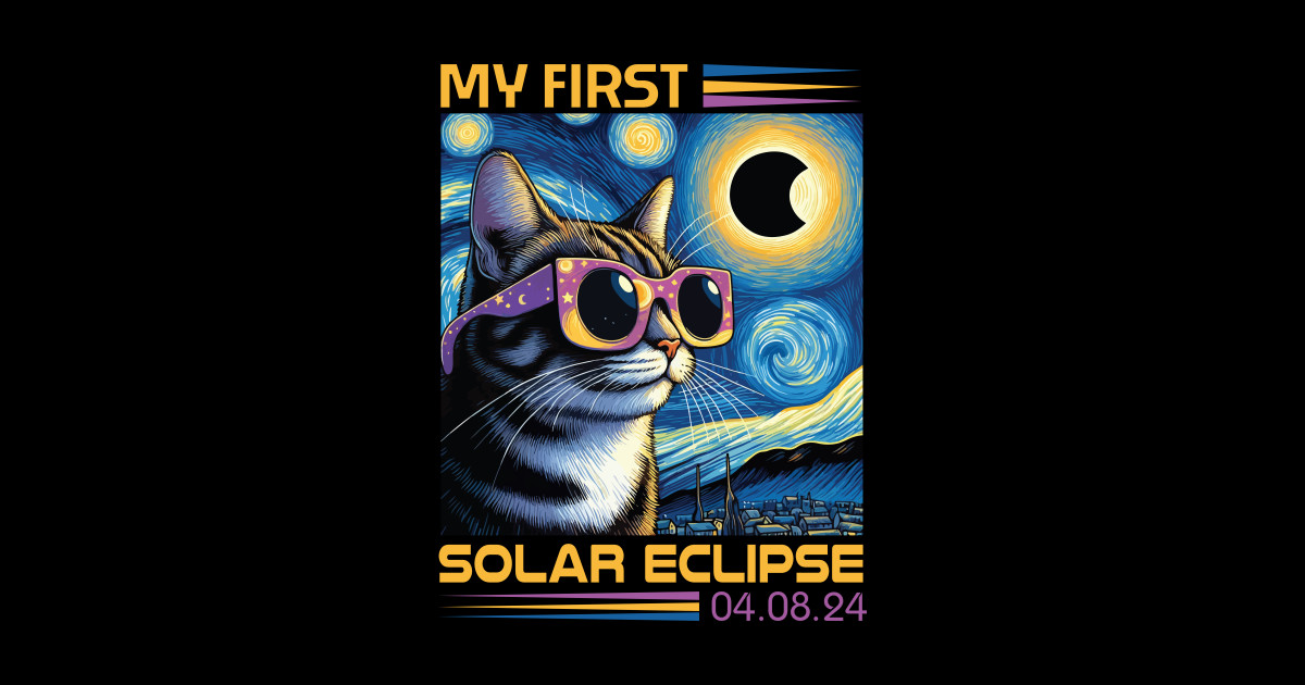 Solar Cat Eclipse, View Totality April 8 2024 Astronomy Cat - Total ...
