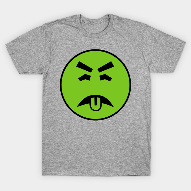 Yuck Emojis, Yuk Symbol - Mr Yuck Means No Stay Away - T-Shirt | TeePublic