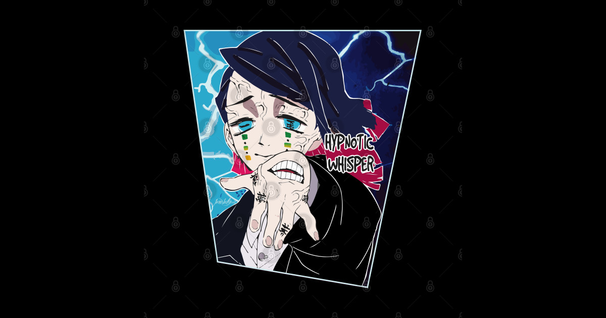 Enmu Hypnotic Whisper - Demon Slayer - Sticker | TeePublic