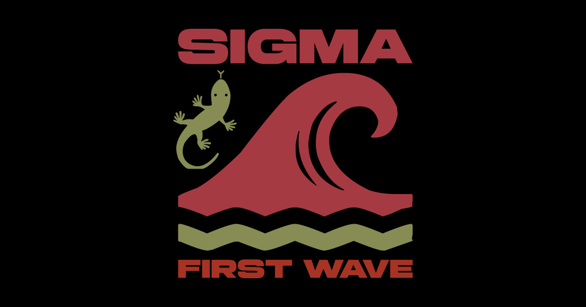 Sigma First wave gecko 001 - Sigma Meme - Sticker | TeePublic