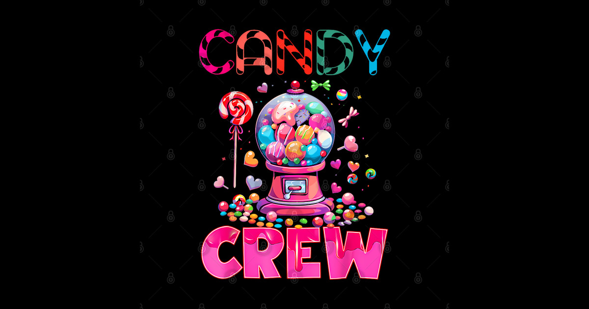 Candy Crew Candy Candy Land Sweetie - Candy Crew Costume - Sticker ...