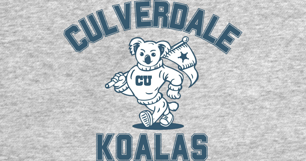 Culverdale Koalas College Blue Font - Culverdale - T-Shirt | TeePublic