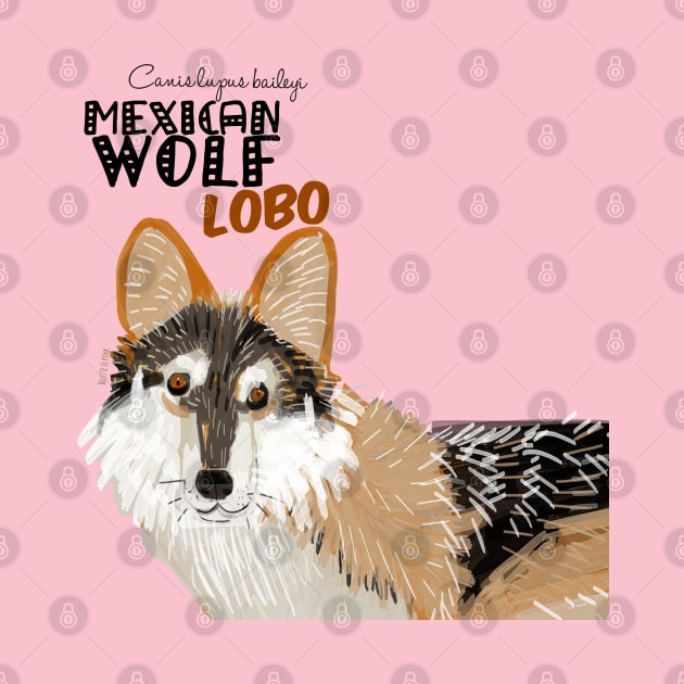 Mexican wolf Lobo - Lobo - T-Shirt | TeePublic