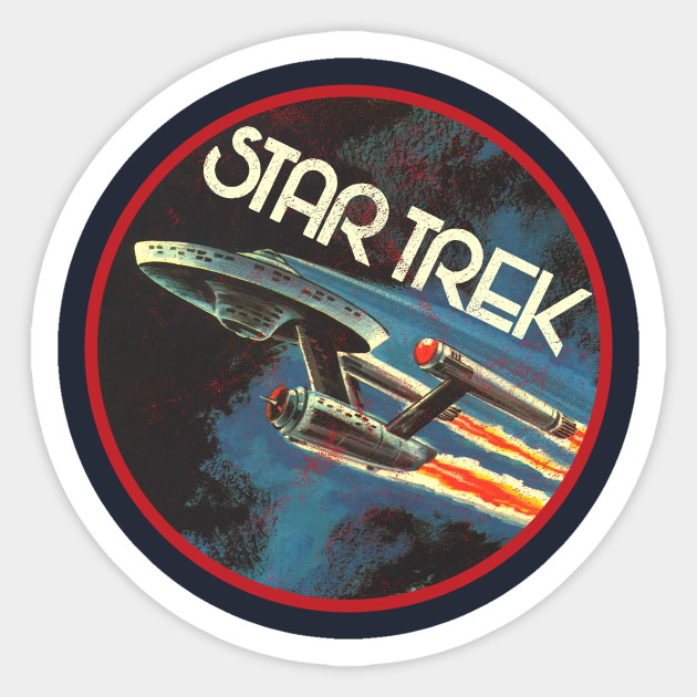 Star Trek Enterprise Vintage - Star Trek - Sticker | 20% OFF Today Sale ...