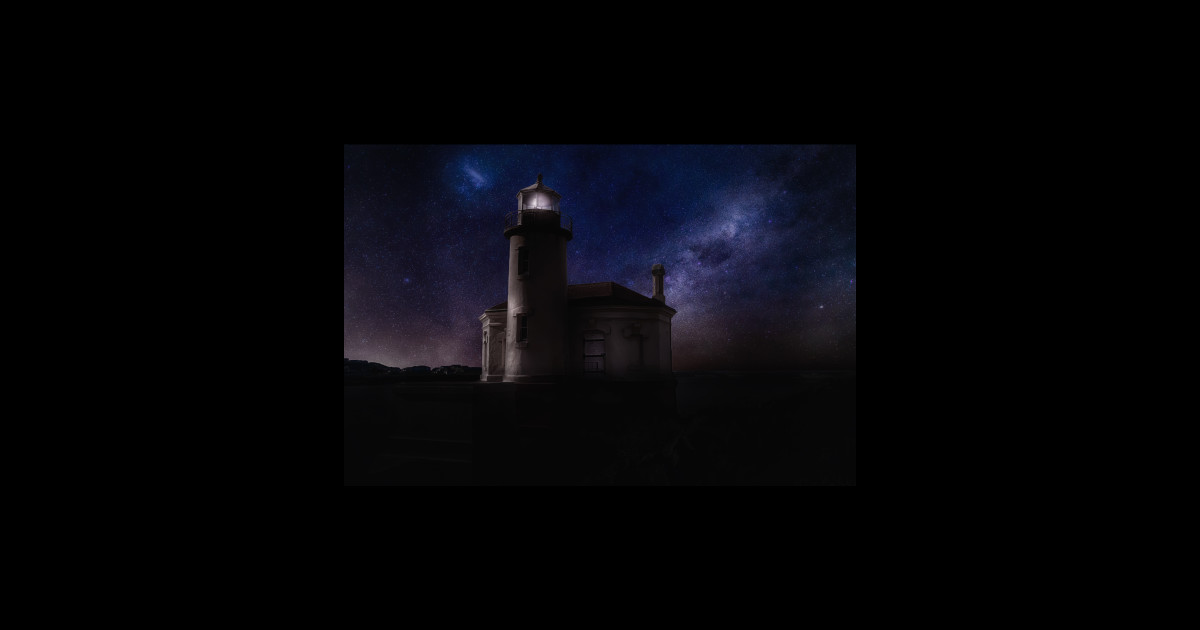 Lighthouse at Night - Lighthouse - Posters and Art Prints | TeePublic