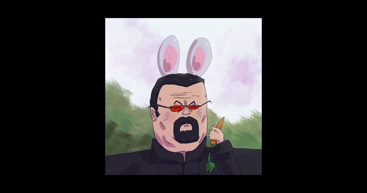 Bunny Seagal - Celebrity - Sticker | TeePublic