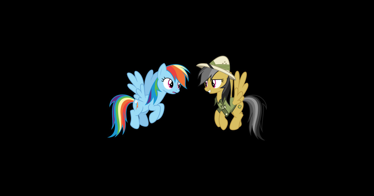 Rainbow Dash and Daring Do - My Little Pony - Sticker | TeePublic