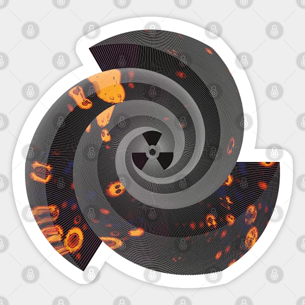 Nuclear Winter - Hazard - Sticker | TeePublic