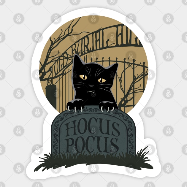 Thackery Binx - Hocus Pocus - Sticker | TeePublic
